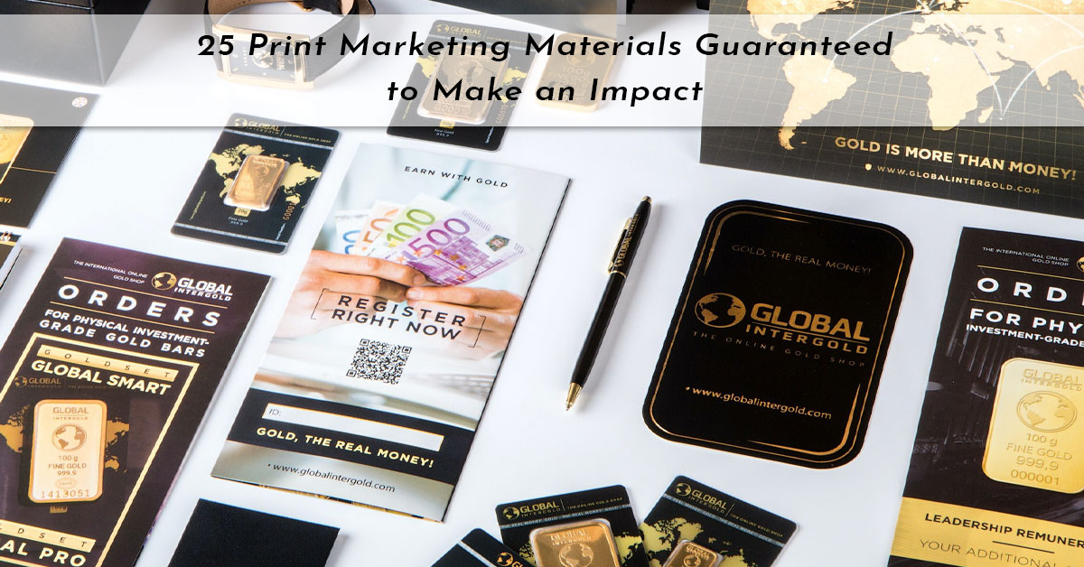 ⋆ 25 Print Marketing Materials Guaranteed to Make an Impact ⋆